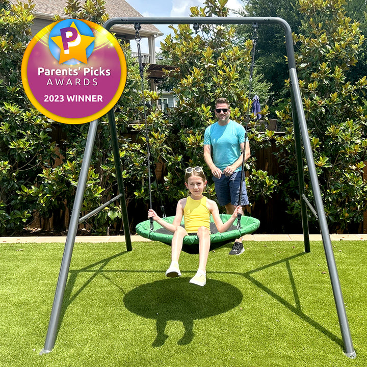 How Much Space Do You Need for a Swing Set? (IMPORTANT) – gobaplay US