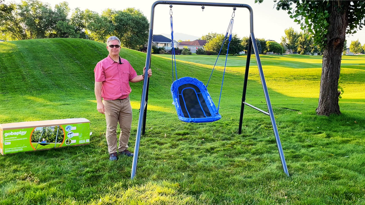 TitanFlex Swing Set with Two-Seater Swing – gobaplay US